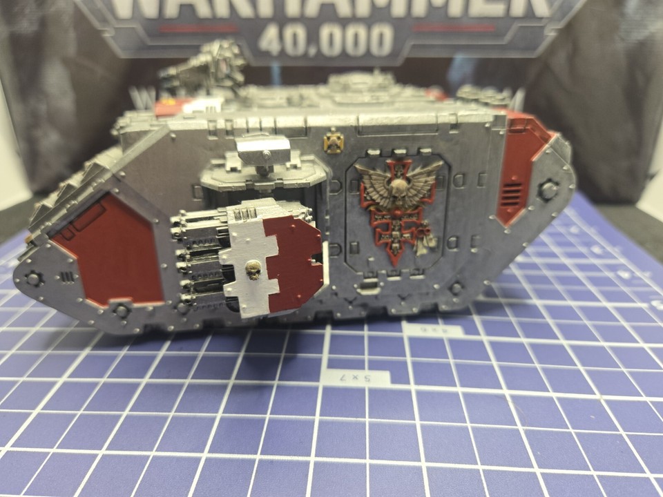 Warhammer 40K Pro Painted x1 Land Raider Grey Knights Large APC Tank ...