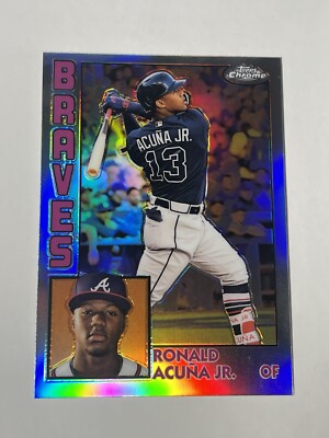 Ronald Acuna Jr 2019 Topps Chrome 84 Topps 84TC-24 Braves 010 | eBay