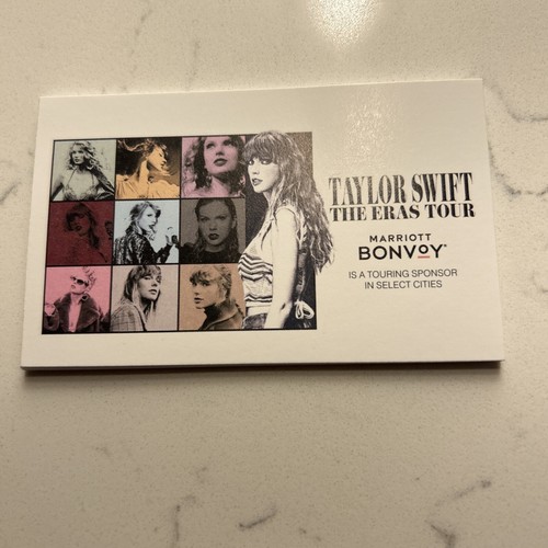 Taylor Swift Eras Tour Promo Marriott Bonvoy Sweepstakes Business Card ...