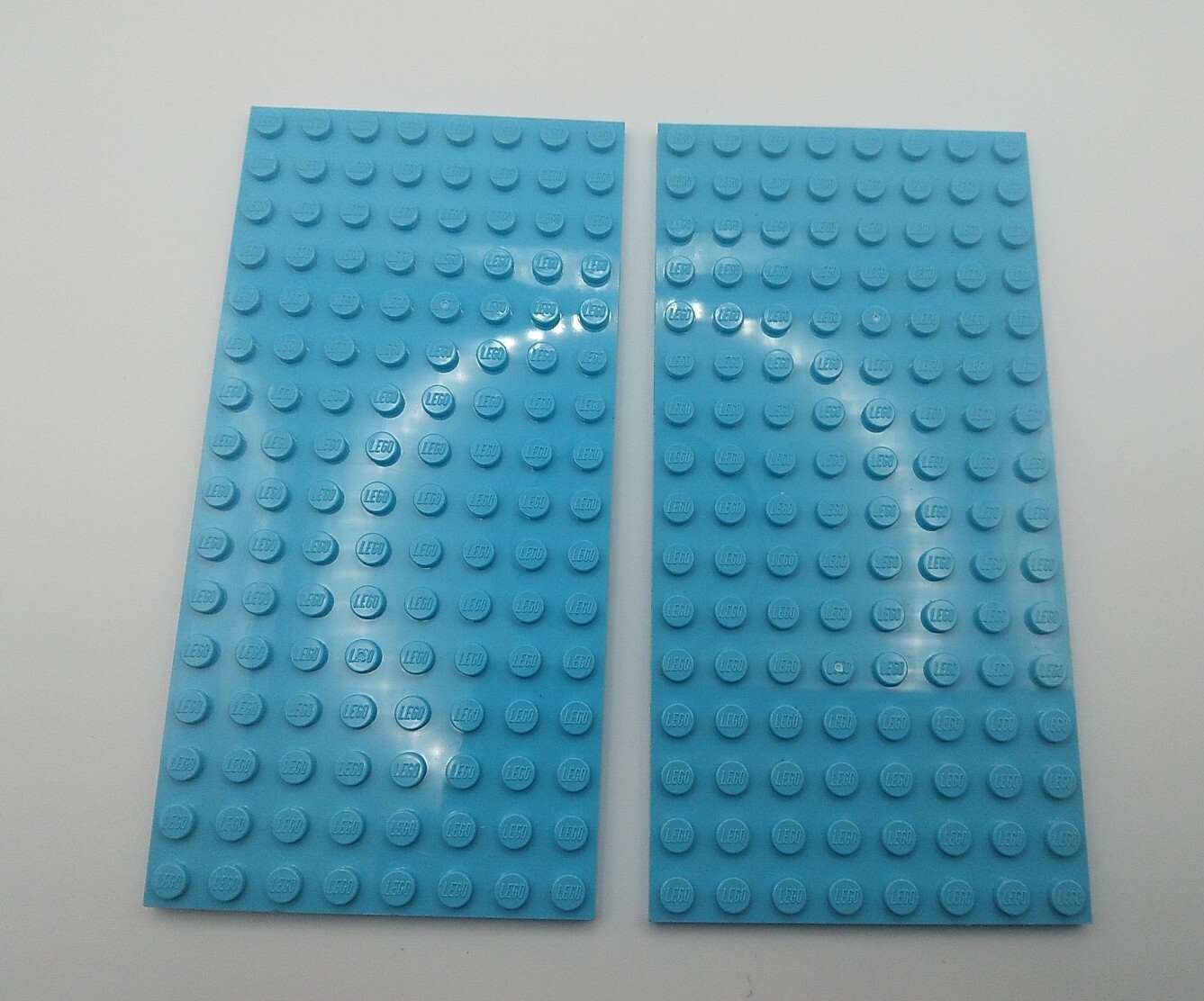 2 Lego 8x16 dot plate 92438 Medium Azure Friends Princess Girl Floor ...