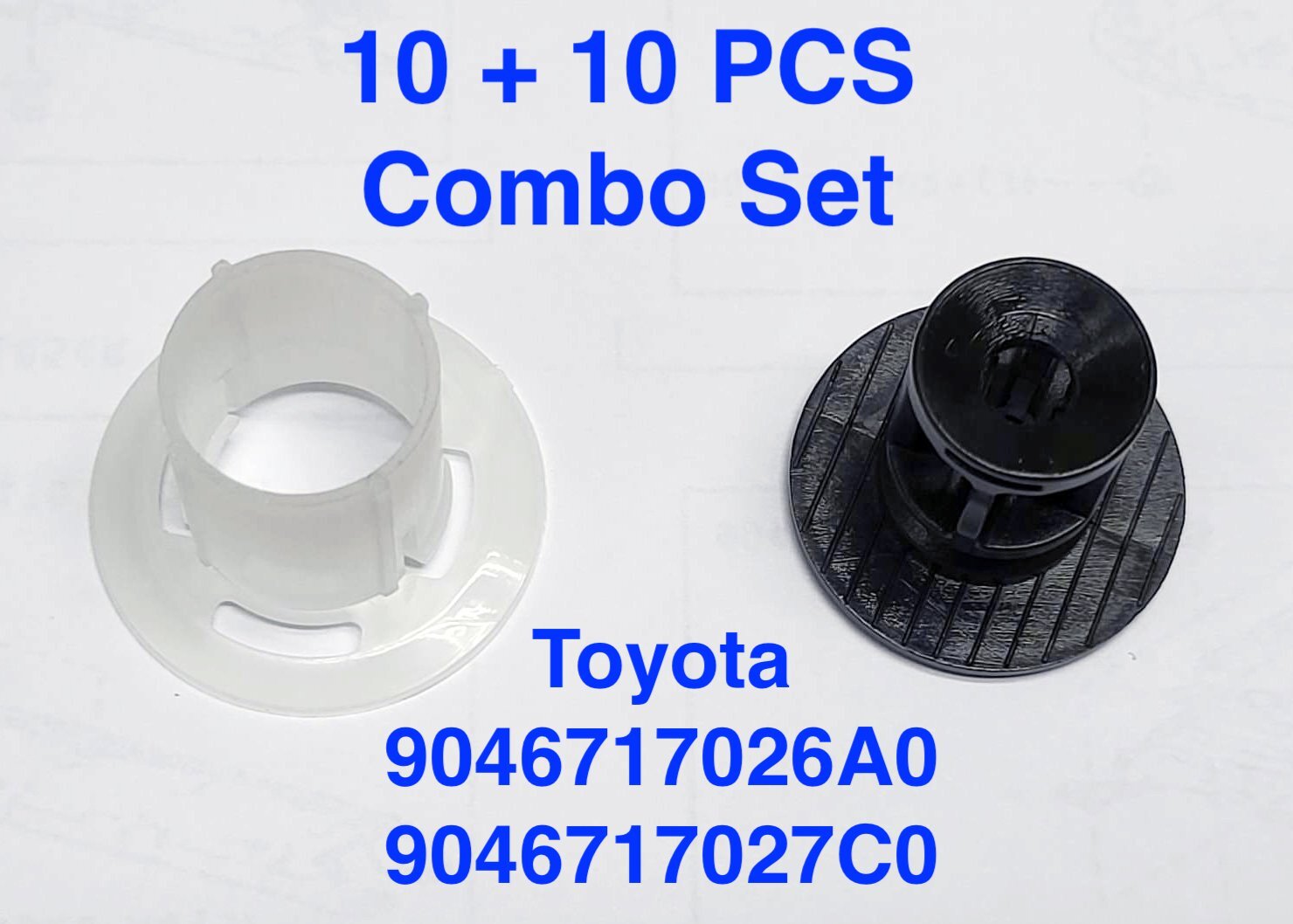 10Sets Fit TOYOTA C-HR Floor Pan Splash Shield Clip 9046717027C0 ...