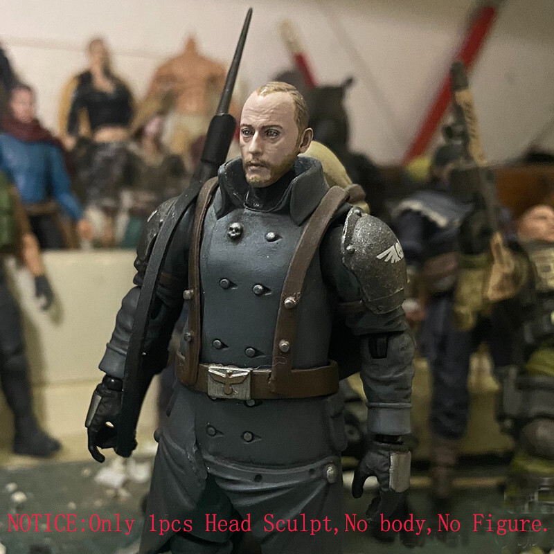 Delicate Painted 1/18 Scale Professional Jean Reno Head Sculpt Fit 3.75 ...