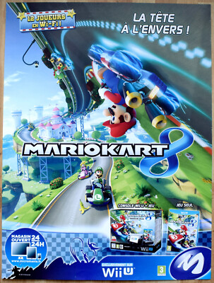Mario Kart 8 RARE Wii U Promotional Poster | eBay UK