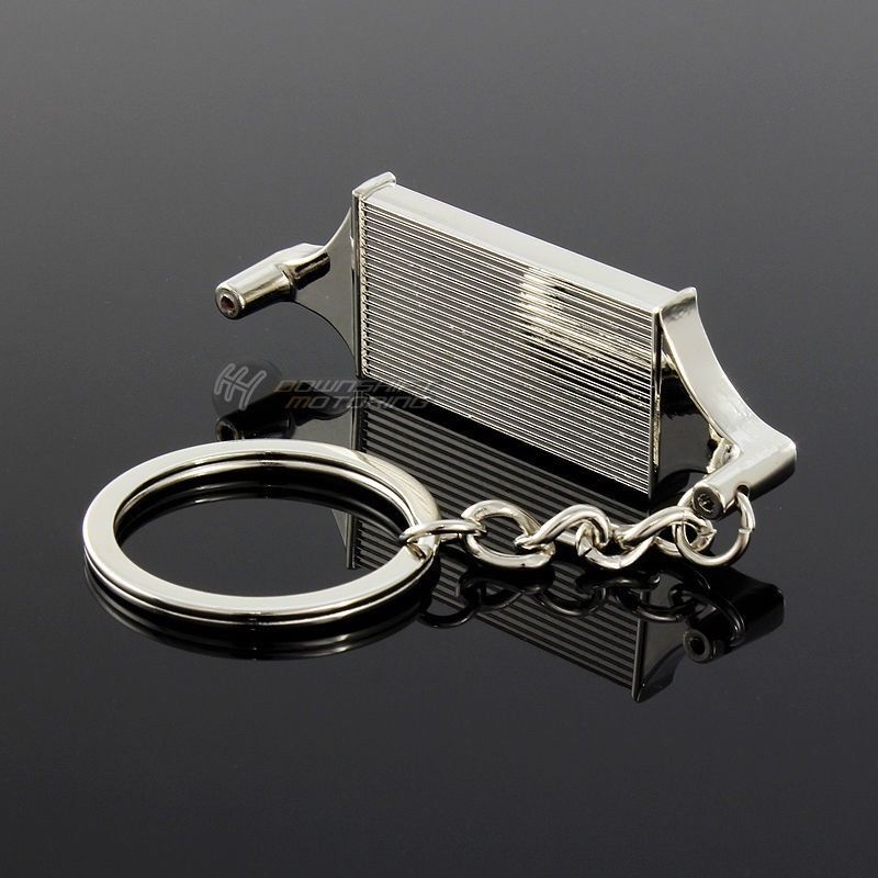 Universal Car Parts Racing Front Mount Intercooler Keychain Keyring Fob ...