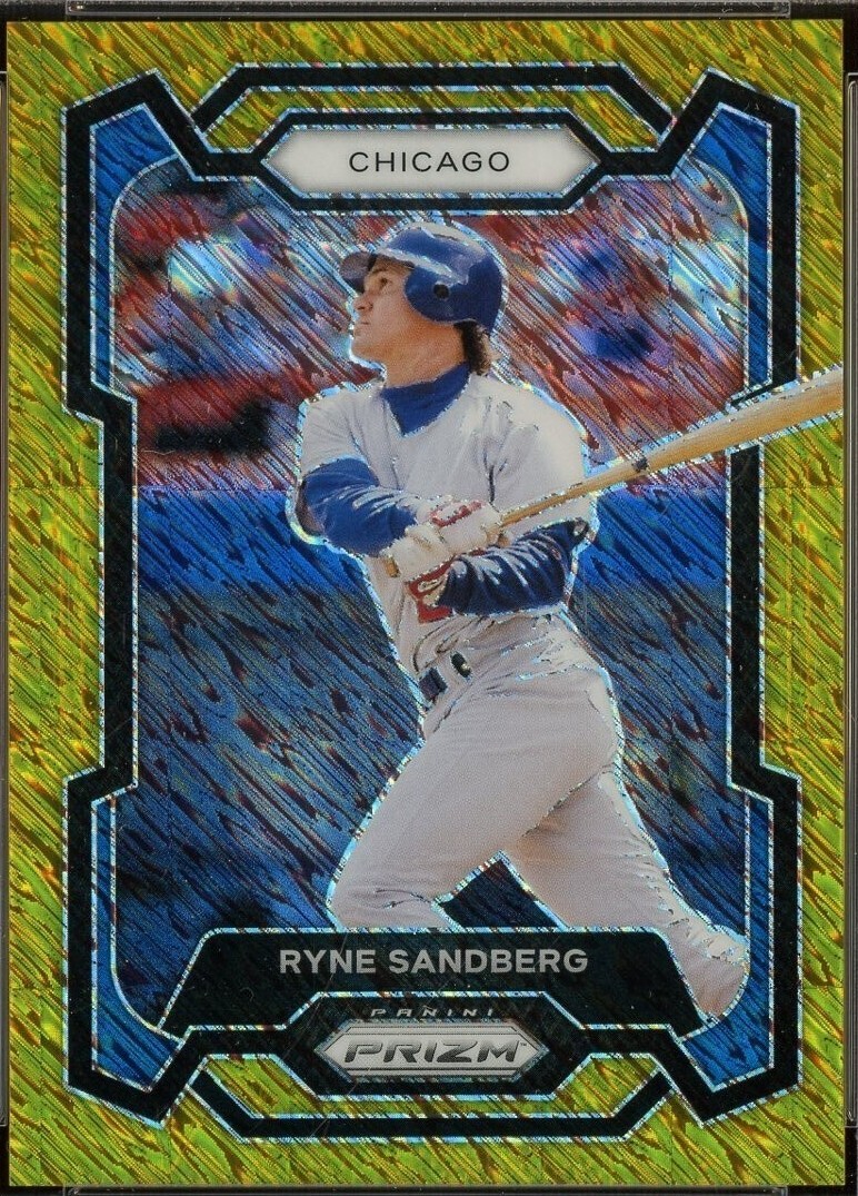 2024 Panini Prizm - Ryne Sandberg #211 1st Off the Line Fotl Gold ...