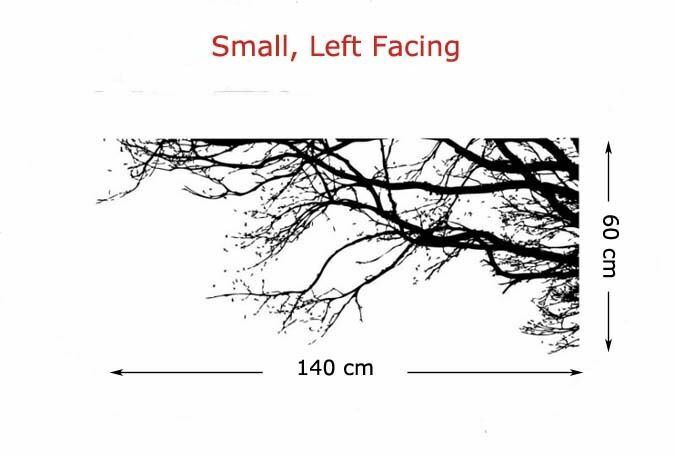 Stunning Tree Branch Removable Wall Art Stickers Vinyl Decals Mural ...