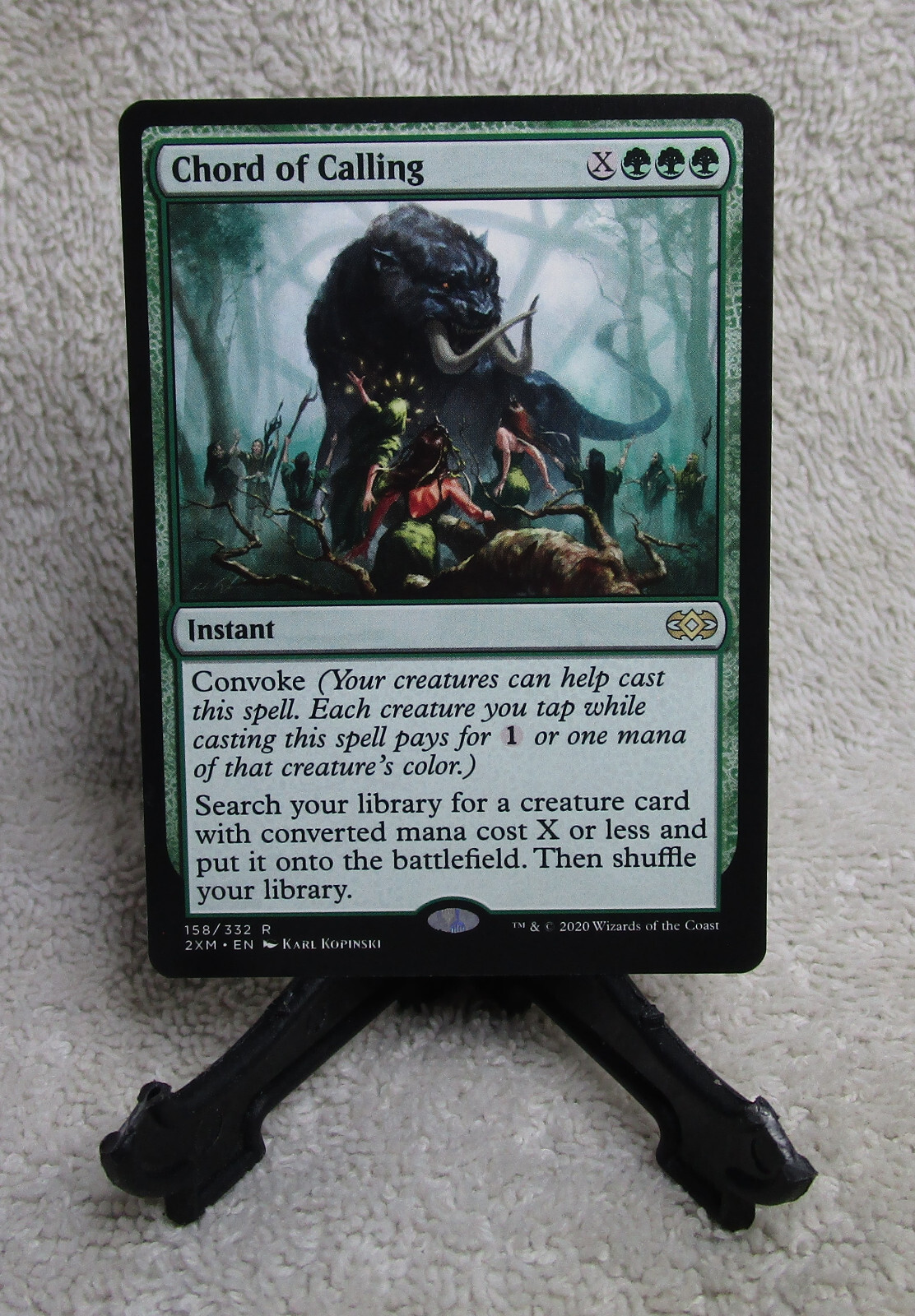 CHORD OF CALLING 2020 Magic the Gathering DOUBLE MASTERS Rare Card MTG ...