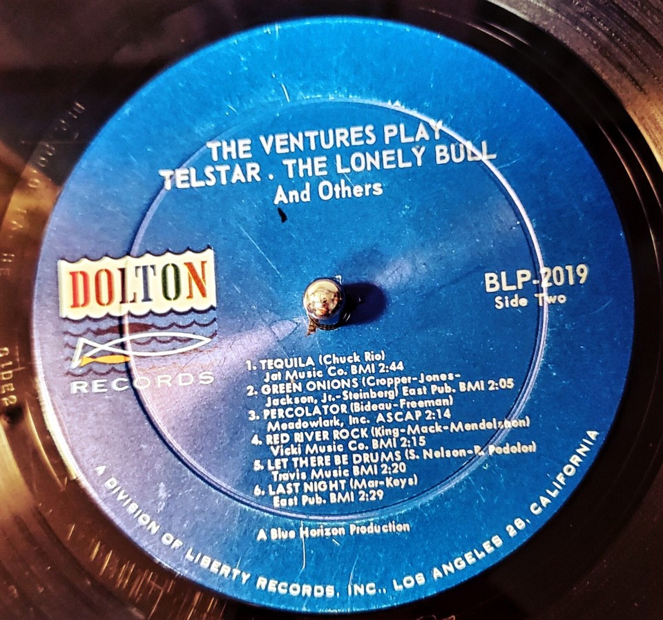 The Ventures–The Ventures Play Telstar, The Lonely Bull LP, 1962 Dolton ...
