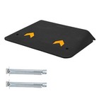 3.5" Rise Rubber Threshold Ramp Heavy-Duty Wheelchair Ramp Car Scooter ...