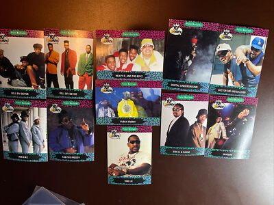 1991 ProSet MusiCards YO! MTV RAPS - Card Lot of 11 Cards | eBay