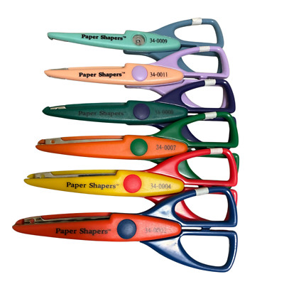 Provo Craft Lot of 6 Paper Shapers Craft Scrapbooking Scissors | eBay