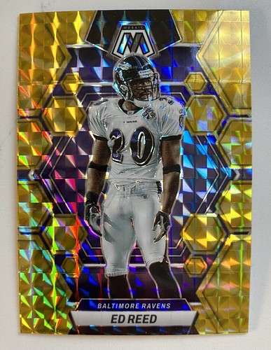 2023 Panini Mosaic Reactive Yellow Ed Reed Baltimore Ravens | eBay