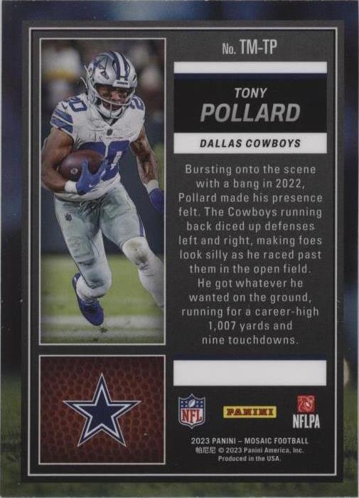 2023 Panini Mosaic Tony Pollard #TM-TP for sale | eBay