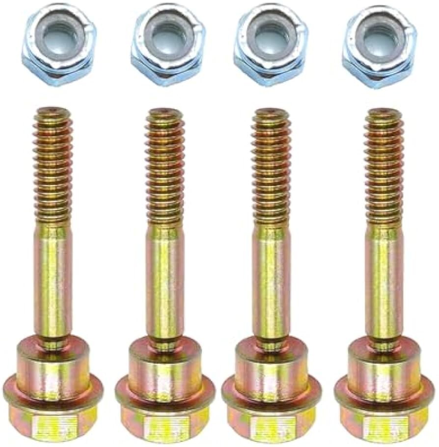 Husqvarna snowblower 4 sheer bolts & nuts NEW OEM st224 st227 st230 ...