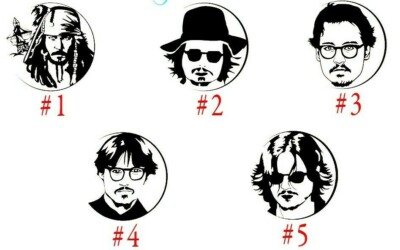 Johnny Depp Sticker Vinyl Decal Car Window Wall Pirate of Caribbean ...