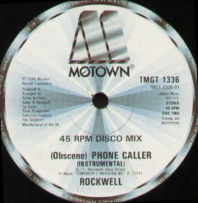 ROCKWELL - Obscene Phone Caller - Motown - 1984 - USA - Tmgt 1336 ...