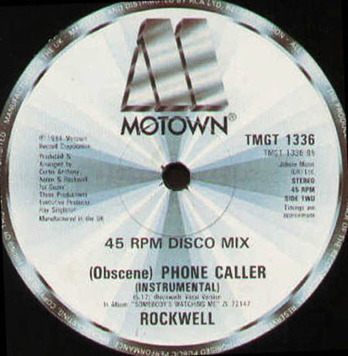 ROCKWELL - Obscene Phone Caller - Motown - 1984 - USA - Tmgt 1336 ...