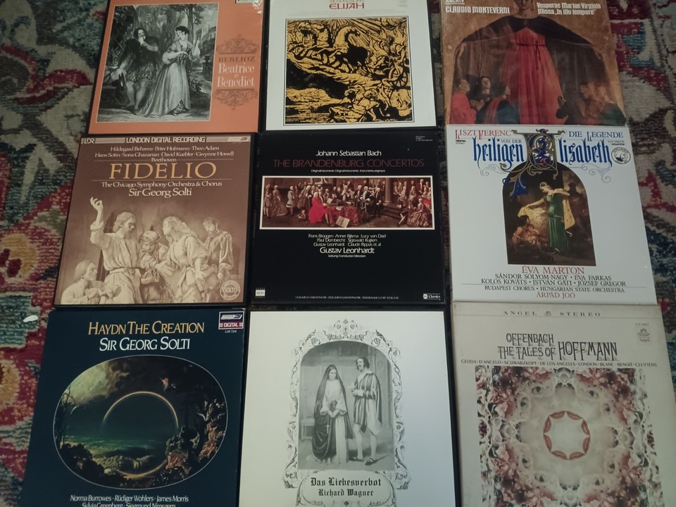 Lot Of 9 Classical Vinyl Box Sets VG+ Bach Solti | eBay