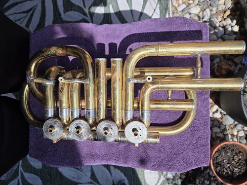 Vintage 70s Miraphone BBb Tuba Rotor Valve Cluster Brass For Parts | eBay