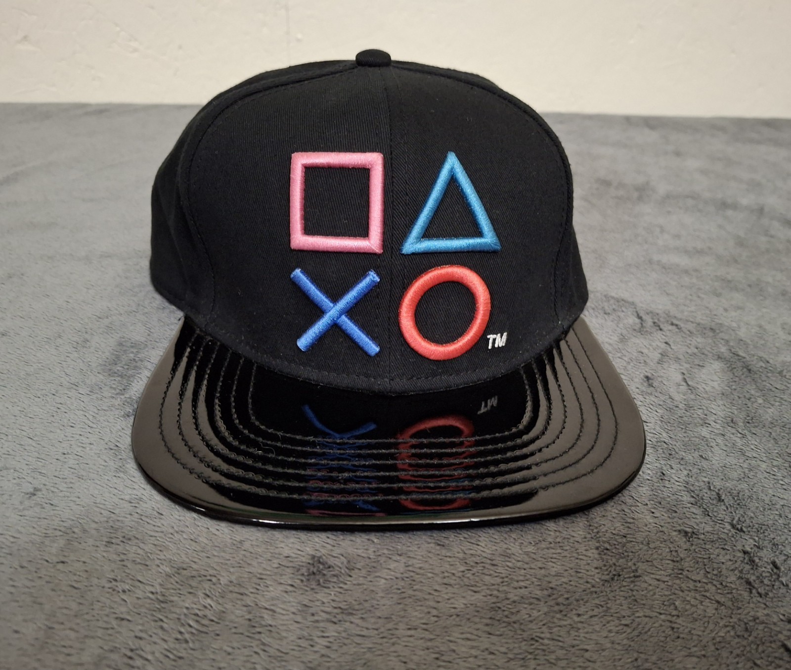 PlayStation Black Controller Symbols Snapback Hat 201… - Gem