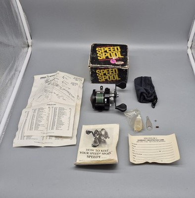 LEW CHILDRE LEW'S SPEED SPOOL BB-1N Reel + Box + Manual + Diagram ...