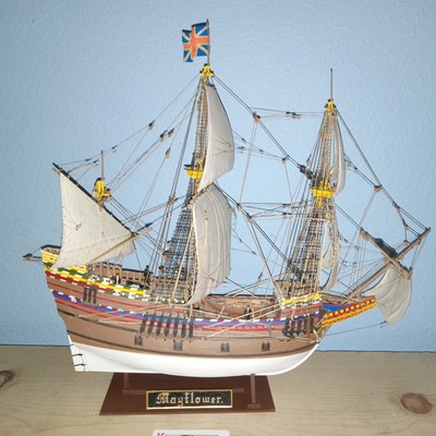 The MAYFLOWER Pilgrim Sailing Ship Scale Plastic Model | eBay