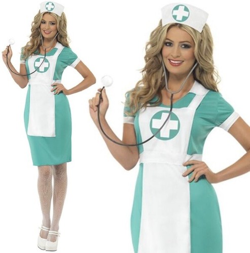 Ladies Scrub Nurse Fancy Dress Costume Nurses Outfit by Smiffys | eBay