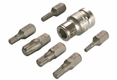 BGS Torx Bits Bit Nuss 1/2" Nüsse T-Profil T25-T30-T40-T45-T50-T55 Torx ...