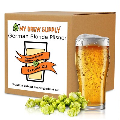 German Blonde Pils Homebrew 5 Gal Beer Extract Ingredient Kit - My Brew ...