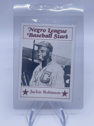 Rare JACKIE ROBINSON Kansas City MONARCHS 1986 NEGRO LEAGUE SAMPLE ...