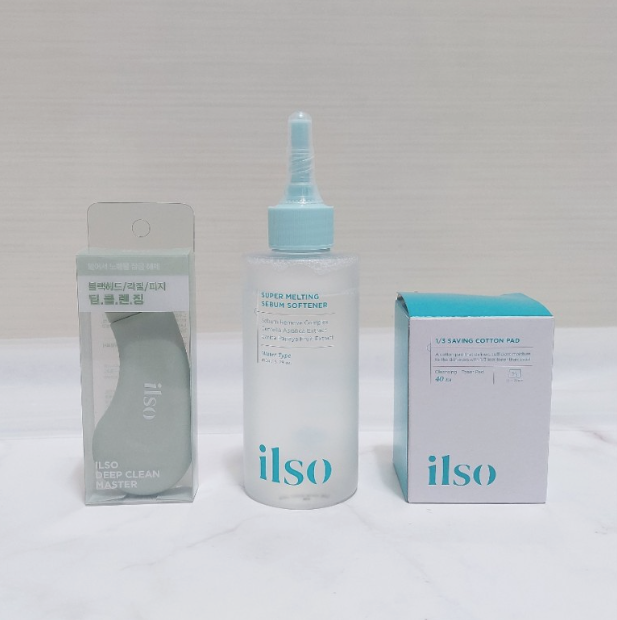ilso SUPER MELTING SEBUM SOFTENER 5oz+40 Cotton Pads + Blackhead ...