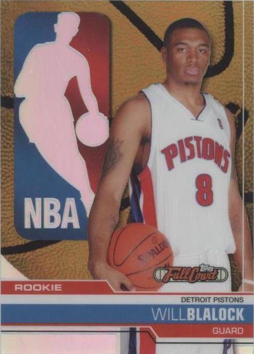 2006-07 Topps Full Court - Rookie Will Blalock #123 Chrome Gold ...