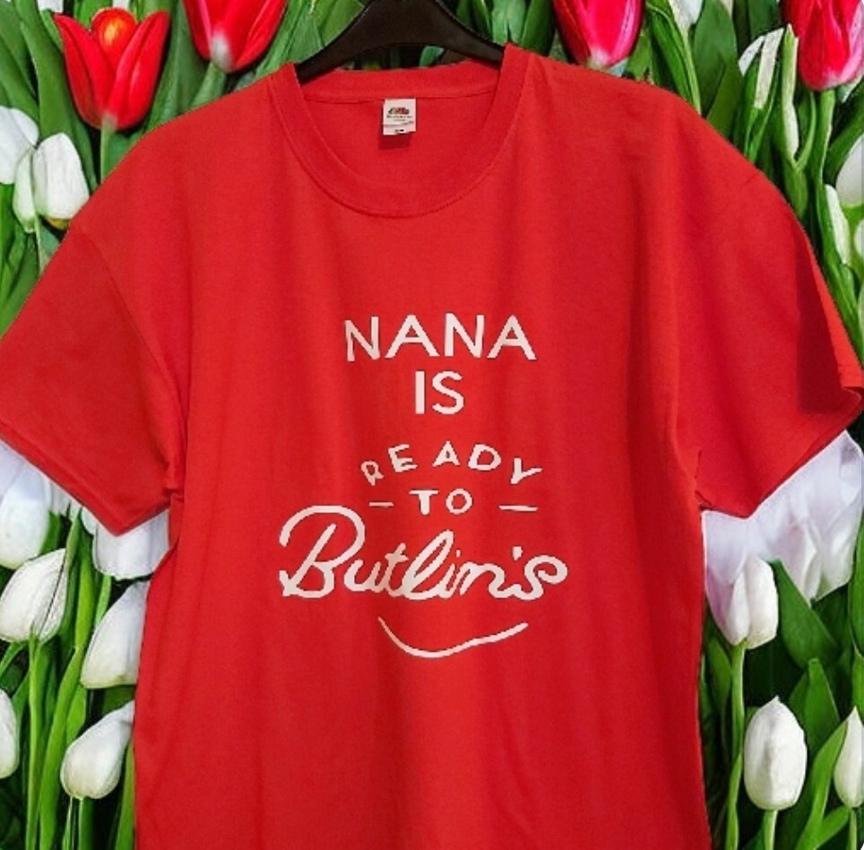 Ready to Butlins T Shirt with personalised name 3 Years -3XL Quality ...