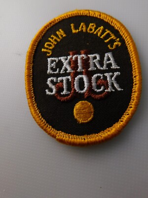 JOHN LABATTS EXTRA STOCK BEER VINTAGE PATCH HAT JACKET BADGE CANADA ...
