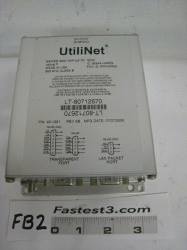 UtiliNet Series 3000 IWR-U3100 LT-80712670 | eBay