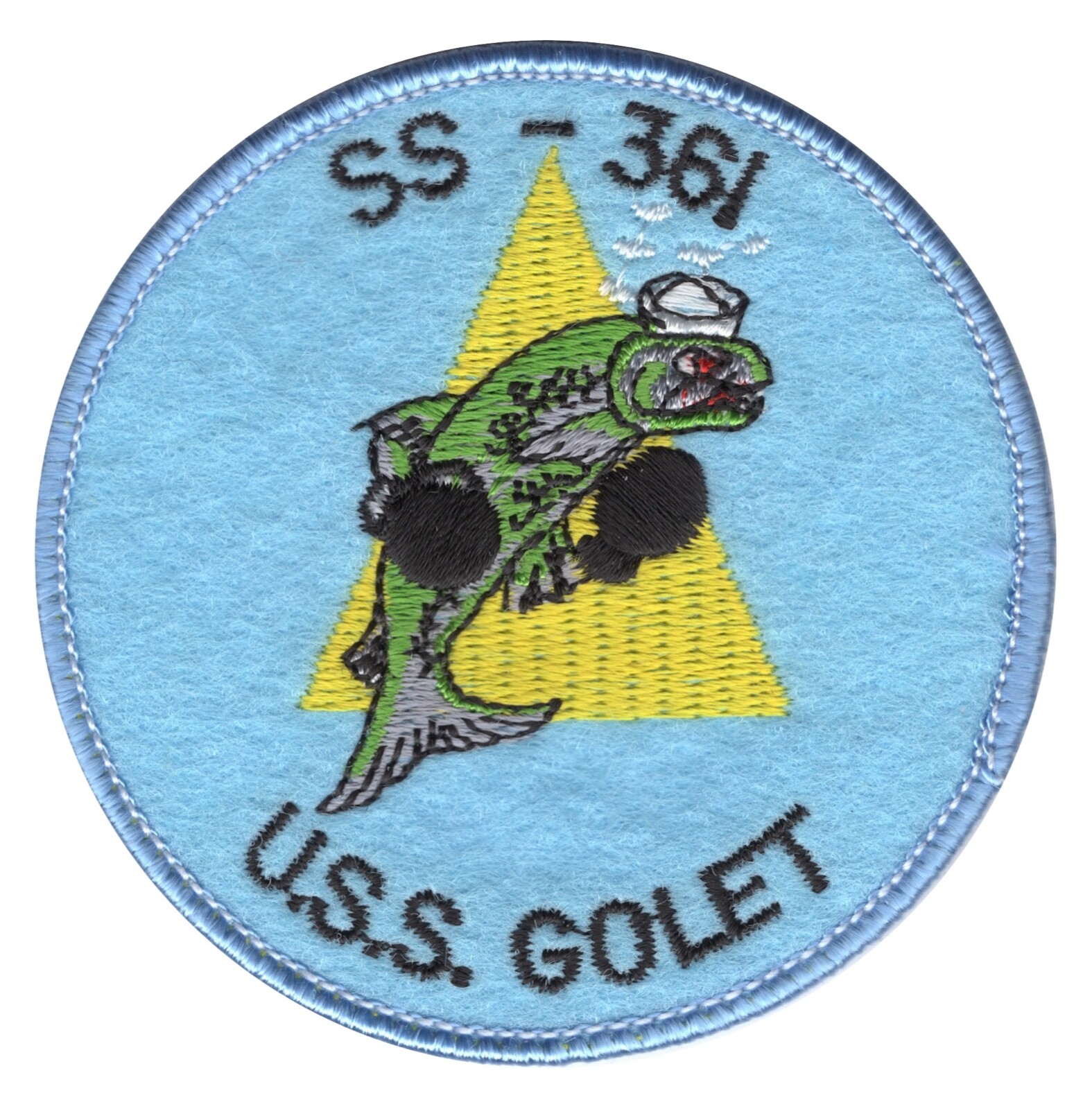 SS-361 USS Golet Patch - A Version Small | eBay