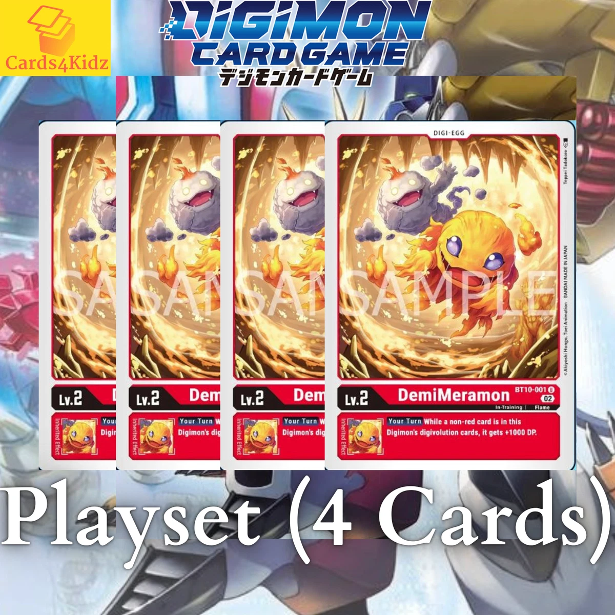 Demimeramon Digivolution Chart