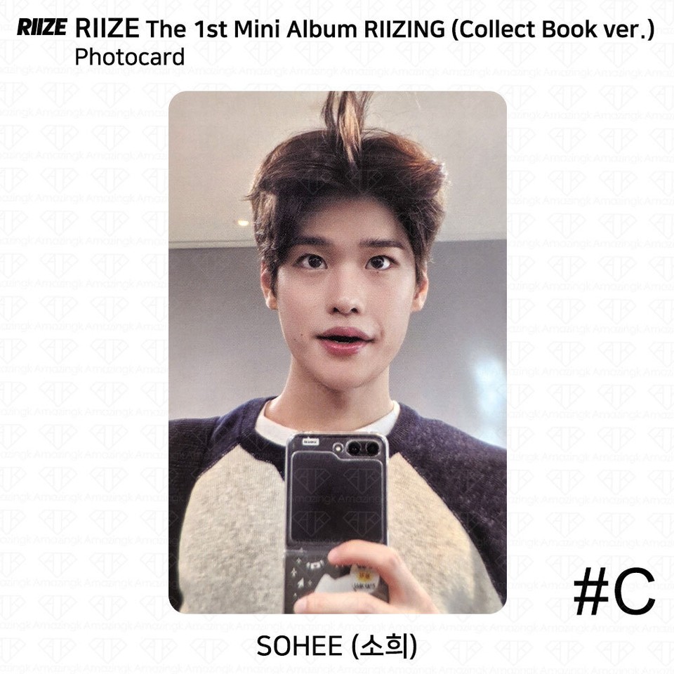 RIIZE The 1st Mini Album RIIZING Collect Book Photocard Portrait Photo ...