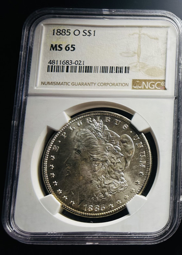 1885 Morgan Silver $1 Dollar MS 65 Tone around rim NGC 4811683-021 | eBay