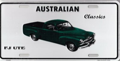 Holden UTE UTILITY Number Plates GMH Licence Vanity Sign license plate ...