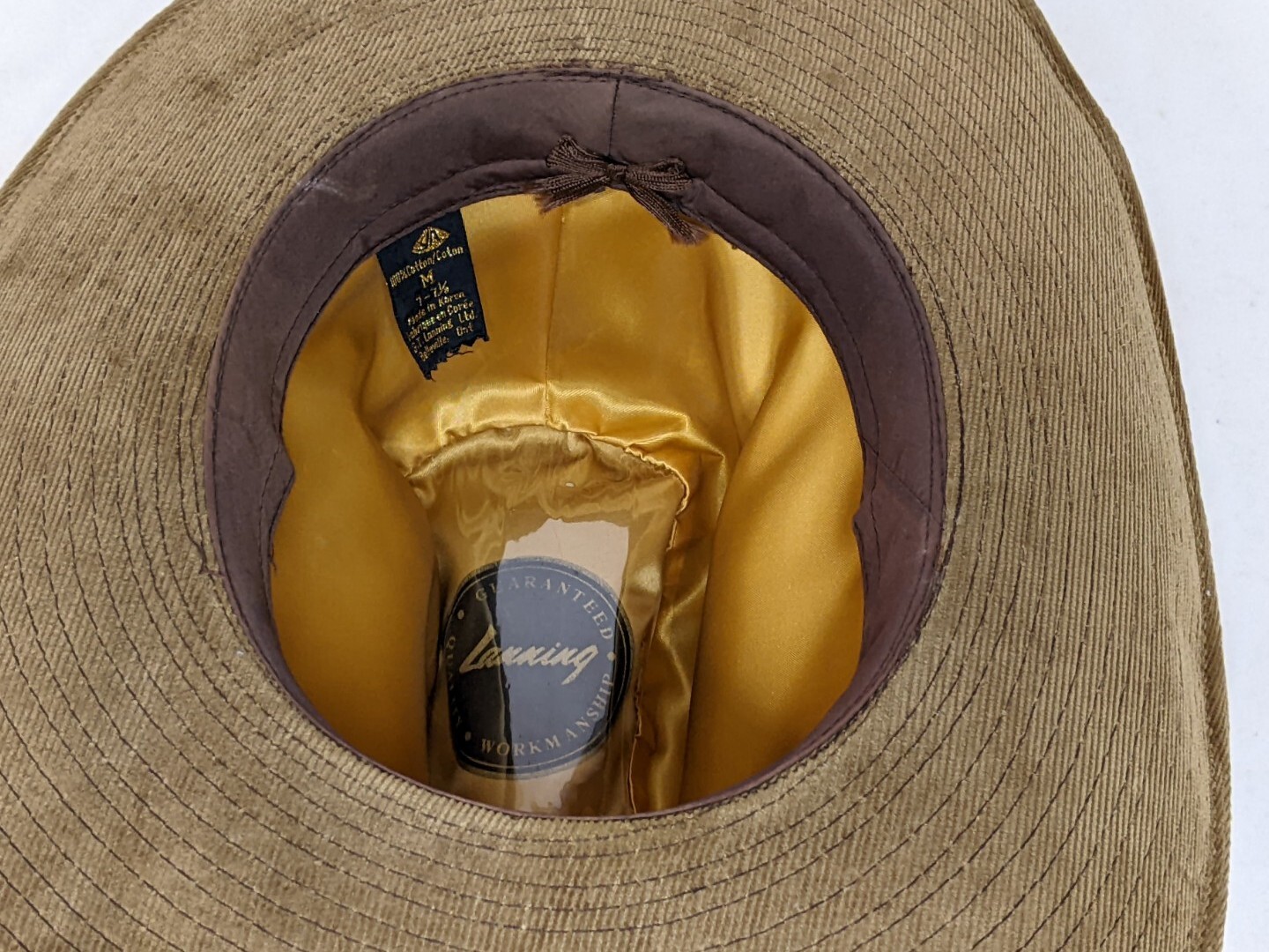 Vintage Lanning Corduroy Cowboy Hat, Western Hat, 7-… - Gem