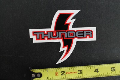 THUNDER Skateboard Trucks Red Black Lightning Bolt Vintage ...