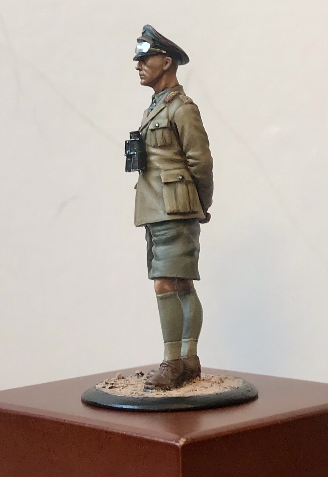 54mm Andrea Figure Feldmarschall Rommel Build and painted !! | eBay UK