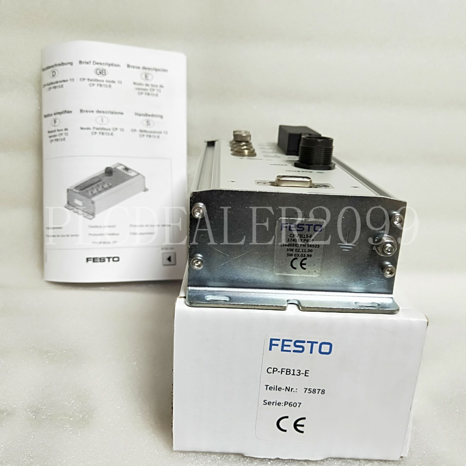 FESTO CP-FB13-E CPFB13E Pneumatic Fieldbus Node Module Controller New ...