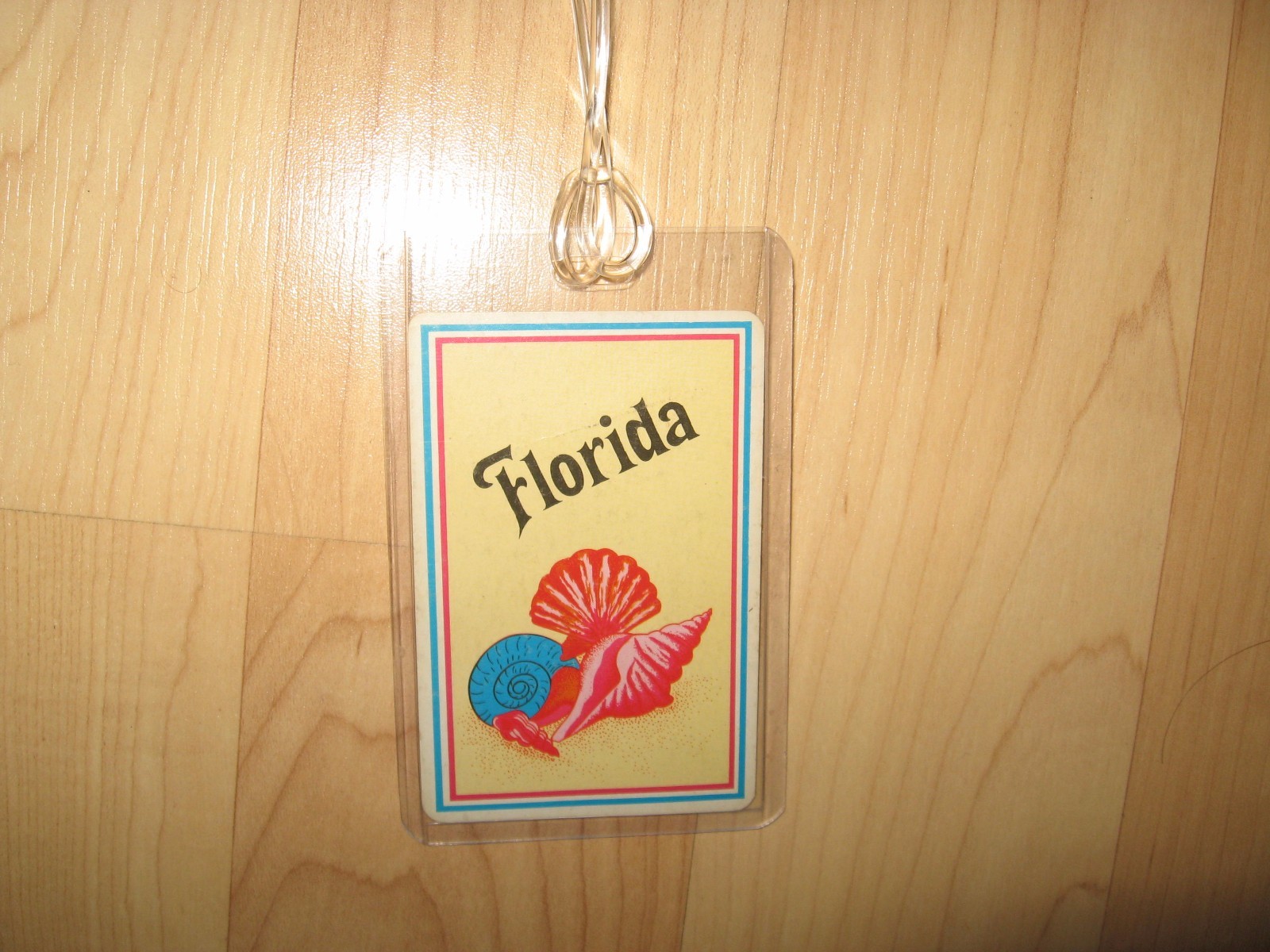Florida Shells Luggage Tags - Vintage Playing Card USA State Seashell ...