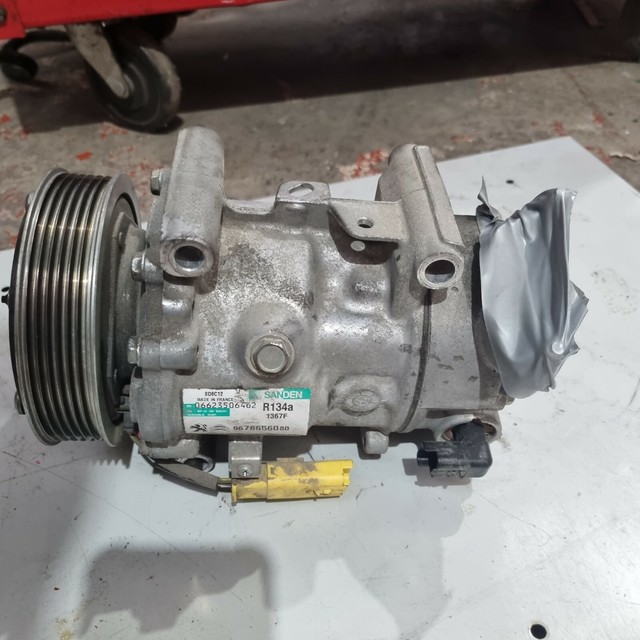 Peugeot 208 A/c AC Compressor #e5152 9678656080 Sanden Sd6c12 1367 for ...