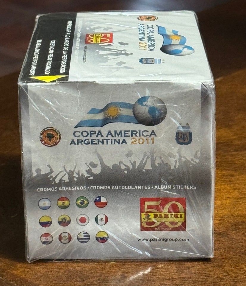 2011 Panini Copa America 50 Pack Sticker Box 250 Sticker NEYMAR ...