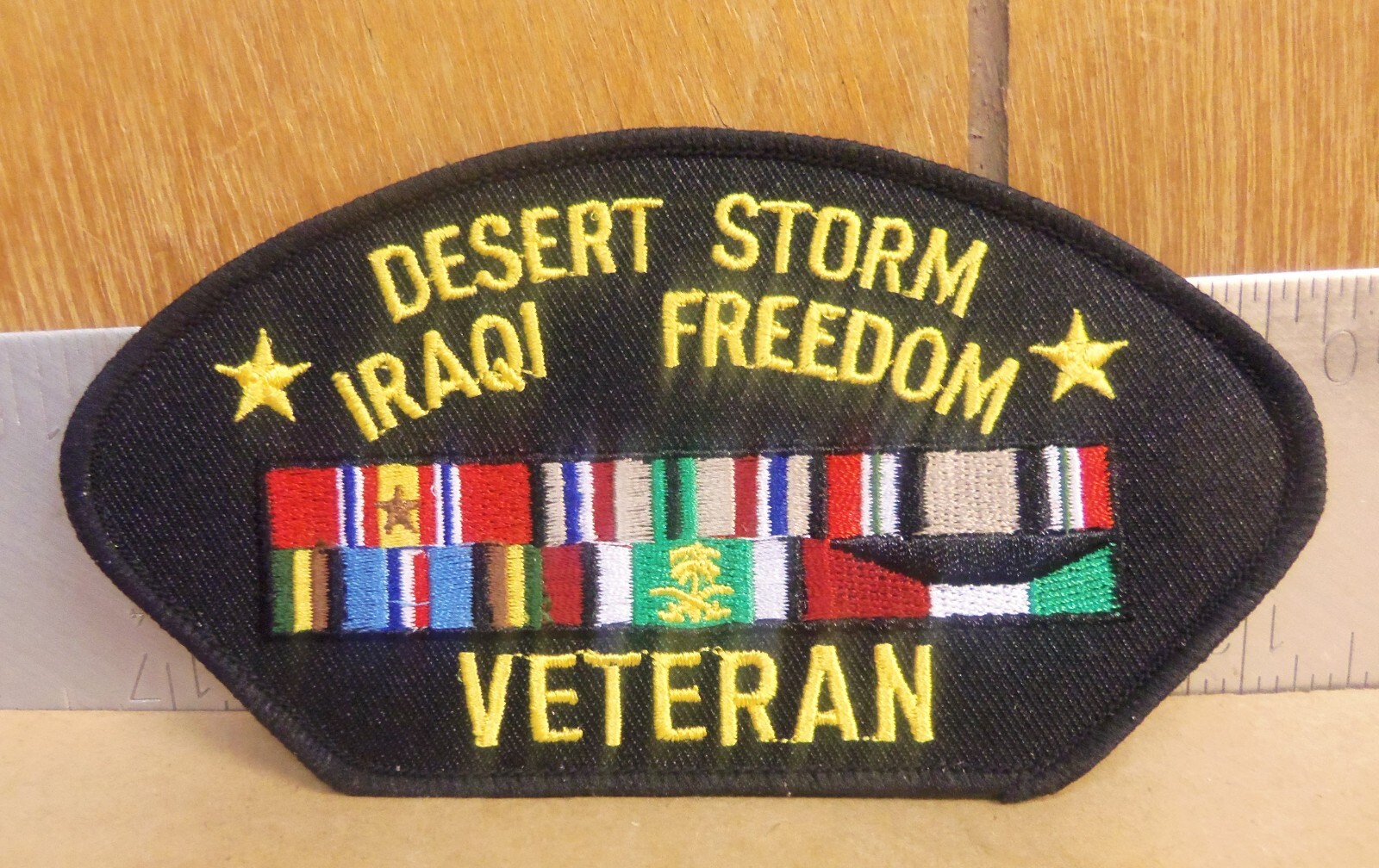 Desert Storm - Iraqi Freedom Veteran Embroidered Patch | eBay