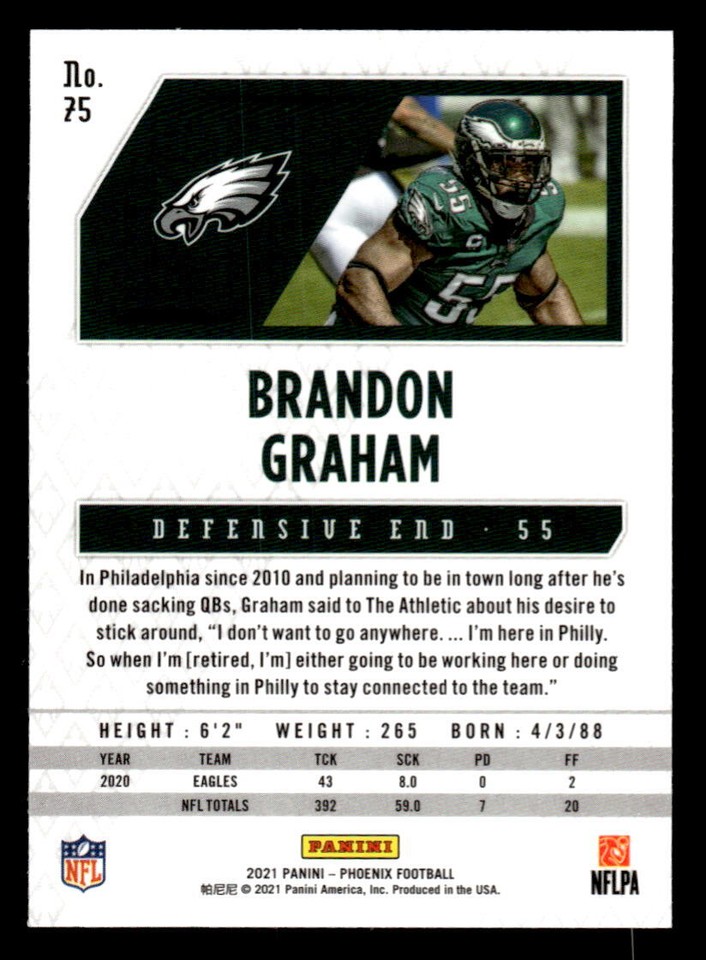 2021 Panini Phoenix #75 Brandon Graham NMMT | eBay