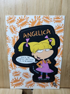 ANGELICA STICKER CARD🏆1993 Topps Nickelodeon #10 Trading Card 🏆 FREE ...